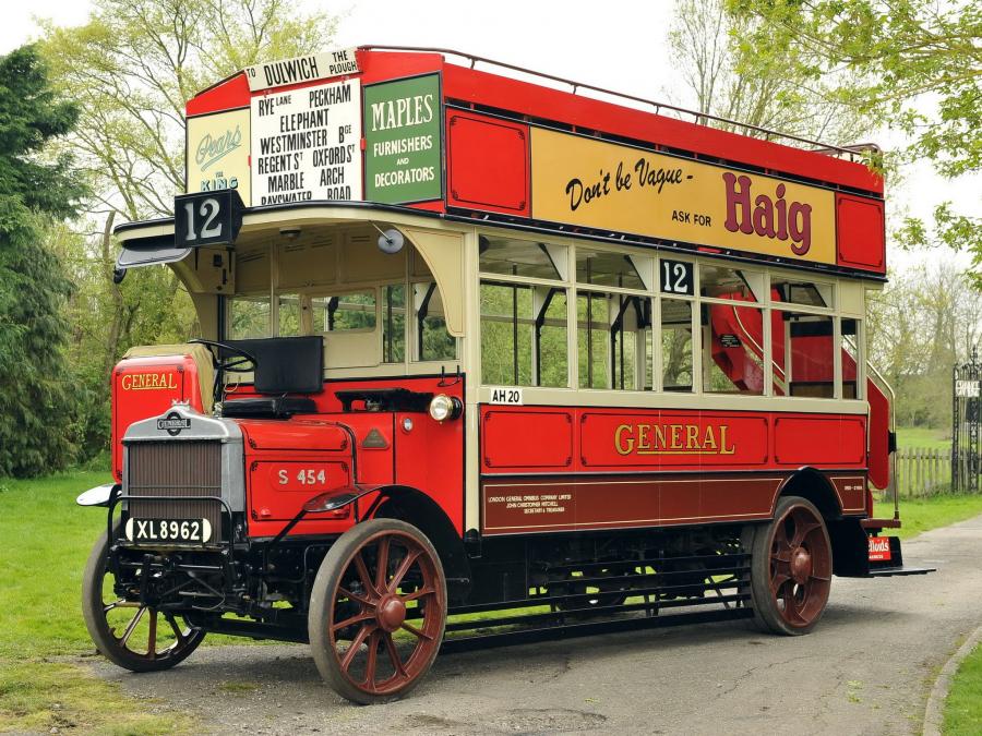 AEC Type S Double-deck Bus 1922 года выпуска. Фото 1. VERcity