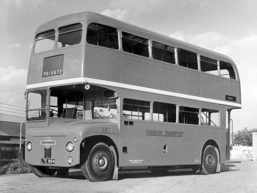 AEC Routemaster RM1 Park Royal Prototype в кузове H36/28R 1954 года ...
