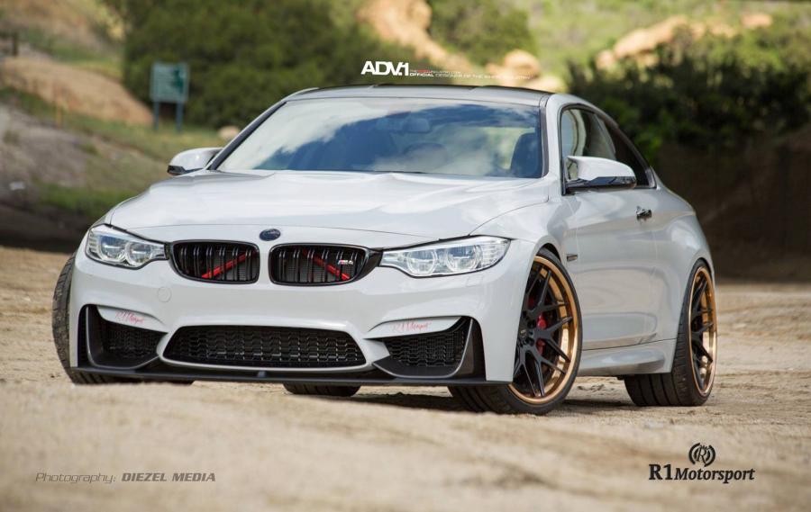 BMW M4 Coupe by R1 Motorsport on ADV.1 Wheels (ADV7TRACK) 2015 года ...