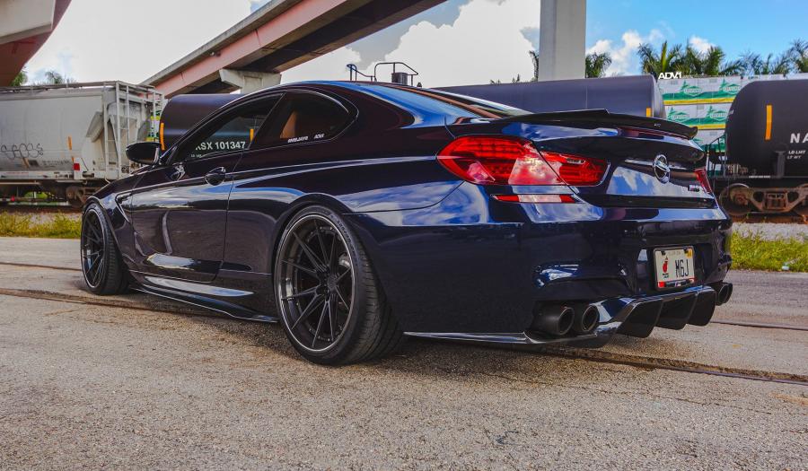 BMW M6 Coupe Tanzanite Blue on ADV.1 Wheels (ADV5.2 TRACK SPEC) 2019 ...