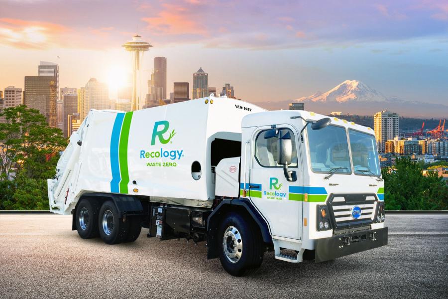 BYD 8R New Way Refuse Truck 2019 года выпуска для рынка США. Фото 1 ...