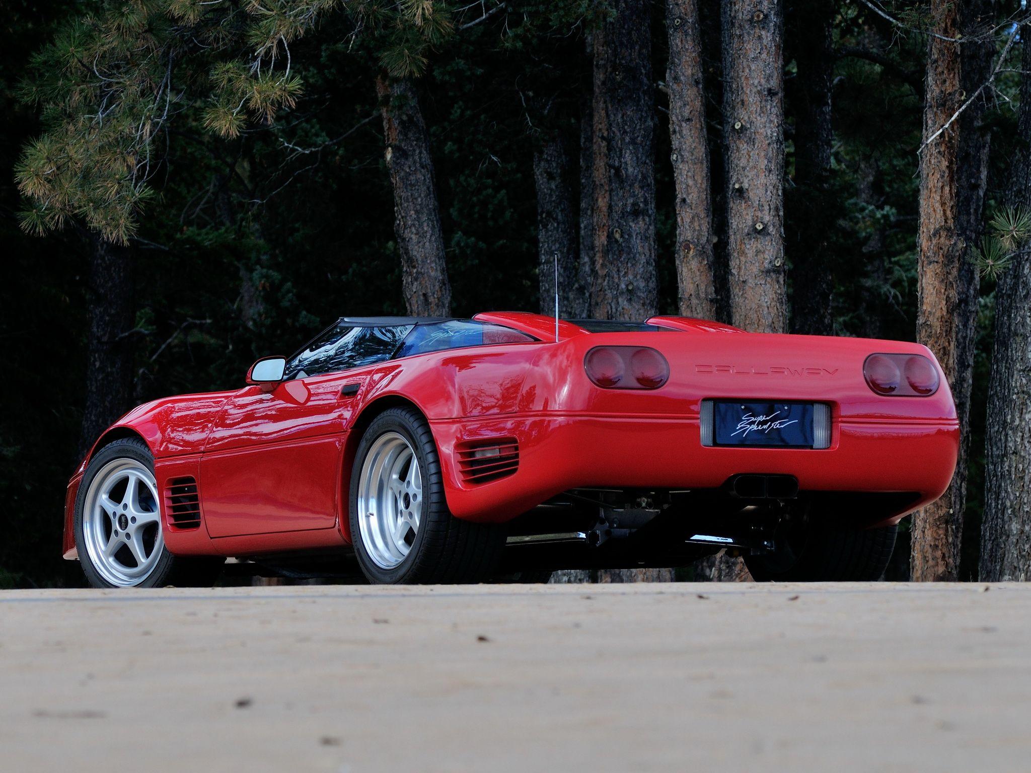 Callaway C4 Twin Turbo Corvette ZR1 Super Speedster 1990 года выпуска ...