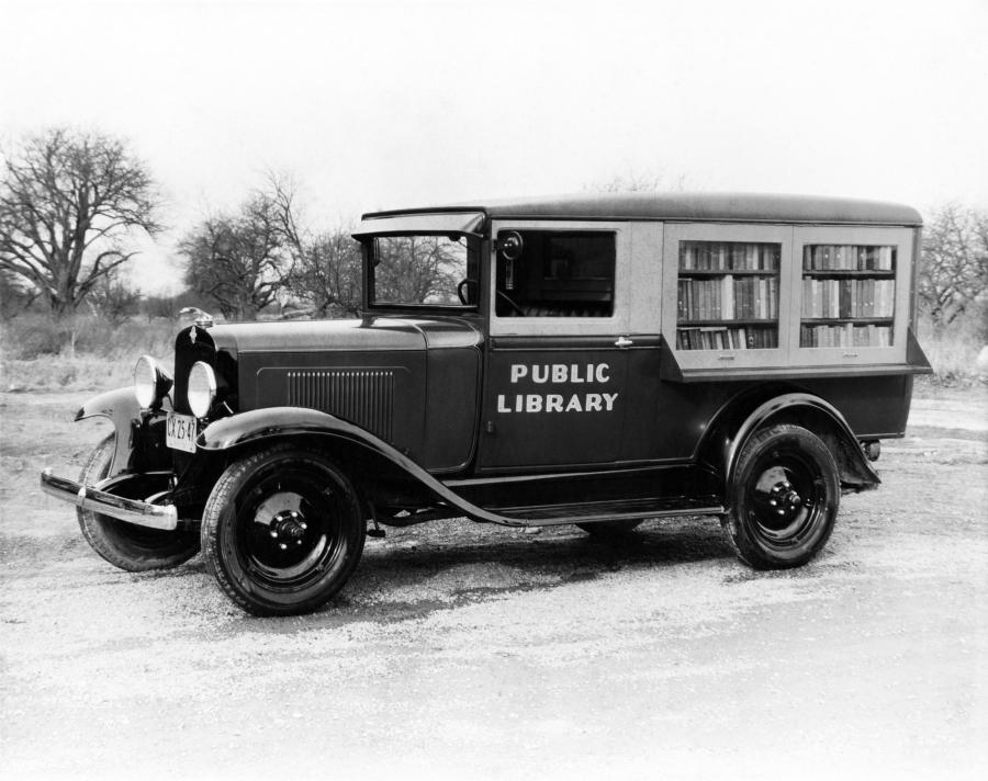 Chevrolet Independence Panel Truck Bookmobile Conversion 1931 года ...