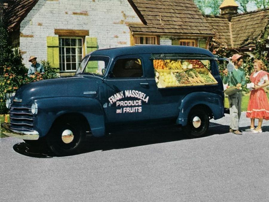 Chevrolet 3100 Canopy Express Truck 1948 года выпуска. Фото 1. VERcity