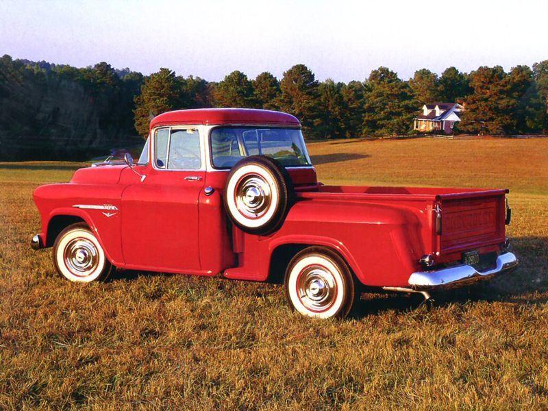 Chevrolet 3100 Stepside Pickup 1955 года выпуска. Фото 1. VERcity