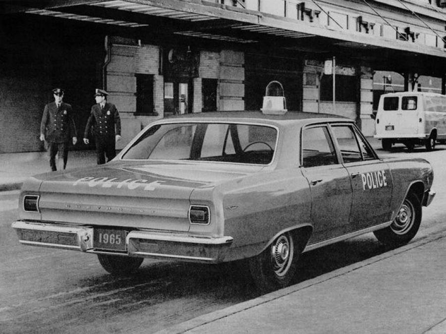 Chevrolet Chevelle Police Car 1965 года выпуска. Фото 1. VERcity