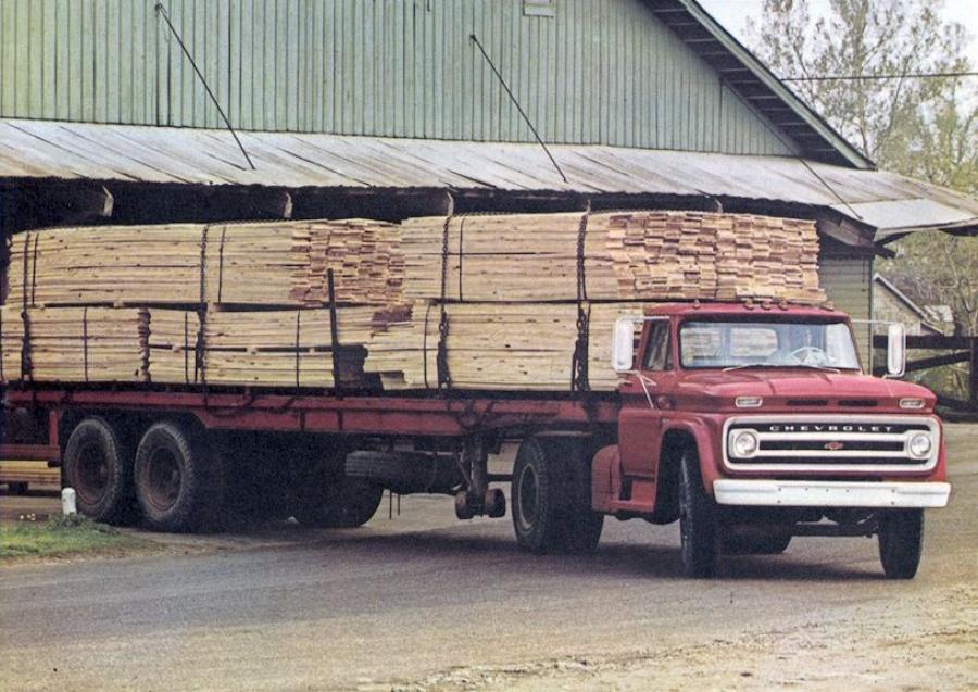 Chevrolet C80 Tractor Truck 1966 года выпуска. Фото 1. VERcity