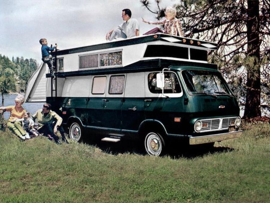 Chevrolet Chevy Van Camper by McNamee Coach 1968 года выпуска. Фото 1 ...