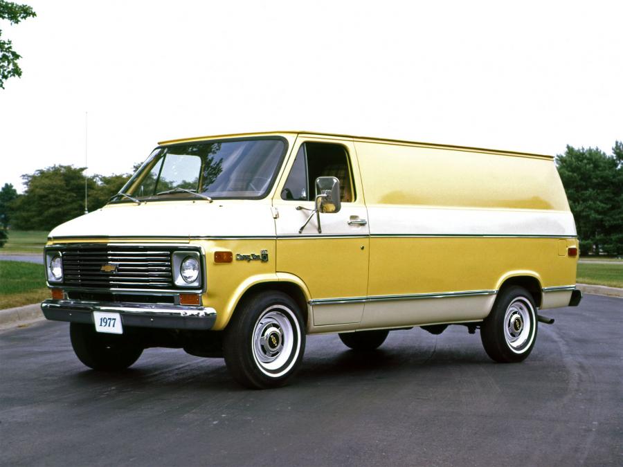 Chevrolet Chevy Van 1975 года выпуска. Фото 1. VERcity