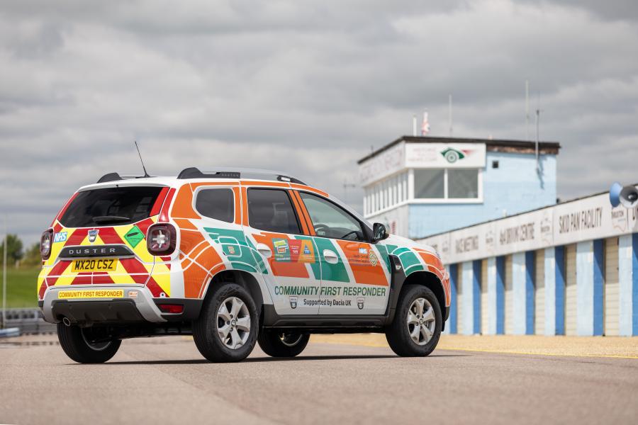 Dacia Duster Ambulance 2020 года выпуска для рынка Великобритании и ...