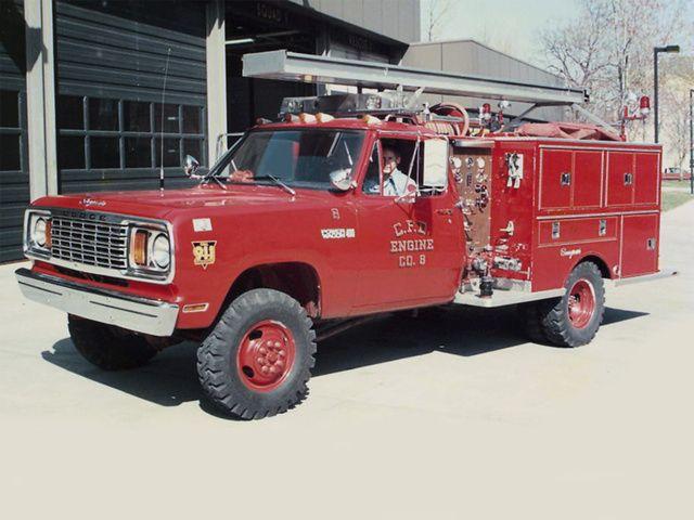 Dodge W400 Power Wagon Firetruck by Seagrave 1977 года выпуска. Фото 1 ...