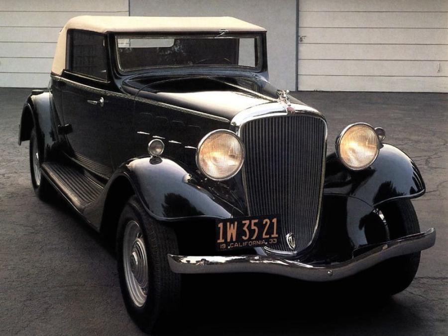 Essex Terraplane Eight Convertible Coupe 1933 года выпуска. Фото 1. VERcity