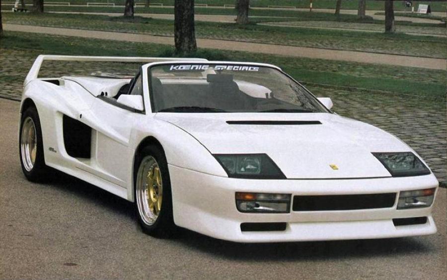 Ferrari Testarossa Competition Spyder by Koenig 1986 года выпуска. Фото ...