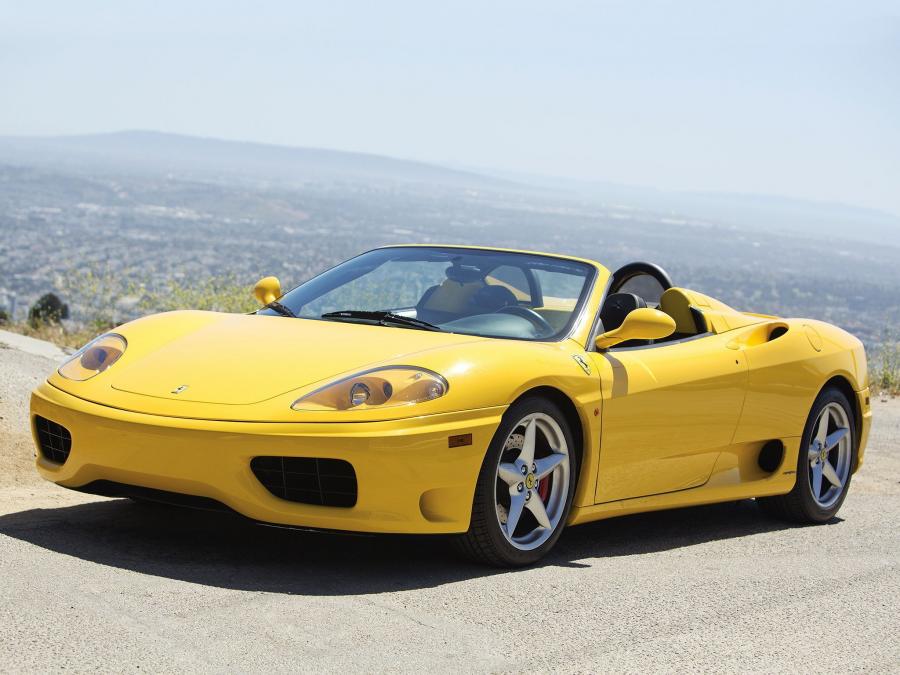 Ferrari 360 Spider 2000 года выпуска для рынка США. Фото 1. VERcity