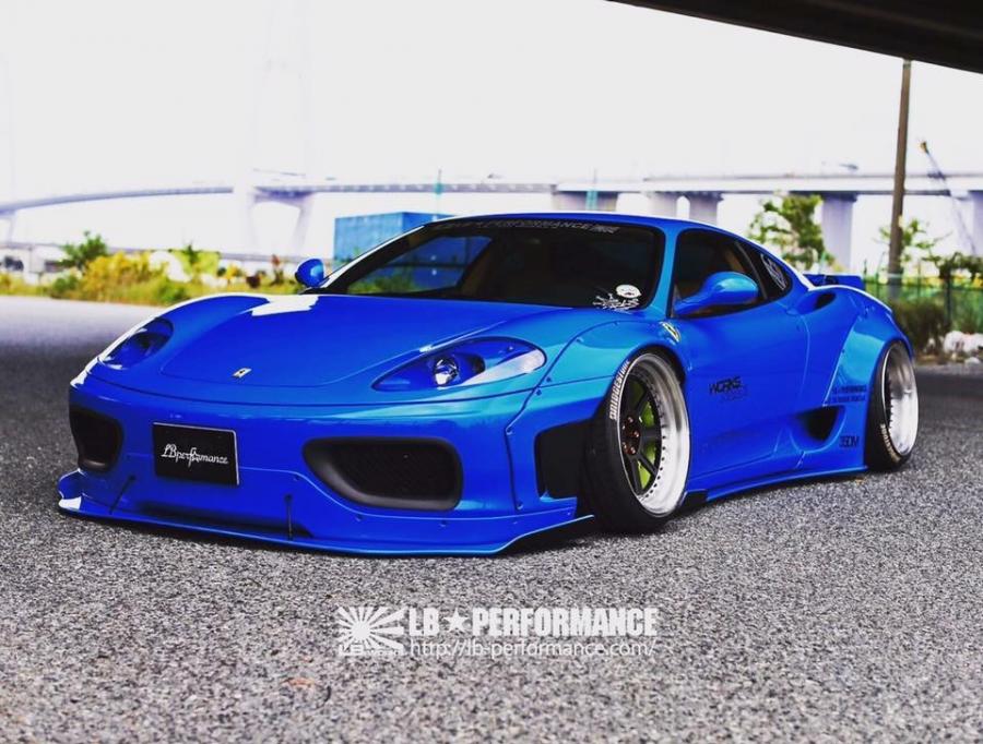 Ferrari 360 Modena by Liberty Walk 2016 года выпуска. Фото 1. VERcity