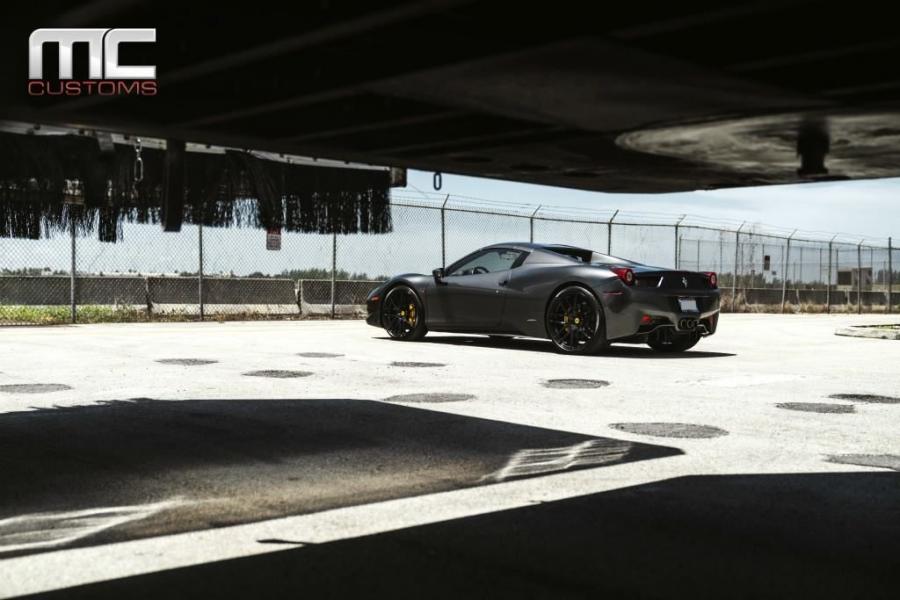 Ferrari 488 Spider Matte Black by MC Customs on Avant Garde Wheels 2018 ...