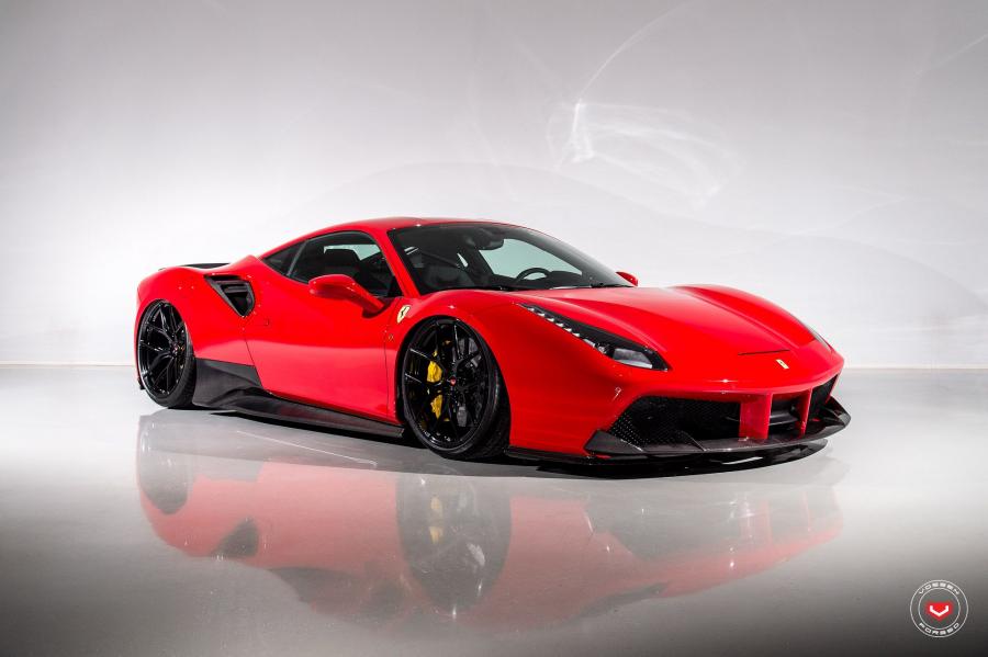 Ferrari 488 GTB by AIMGAIN on Vossen Wheels (S21-01) 2019 года выпуска ...