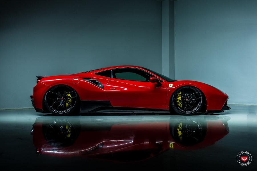 Ferrari 488 GTB by AIMGAIN on Vossen Wheels (S21-01) 2019 года выпуска ...