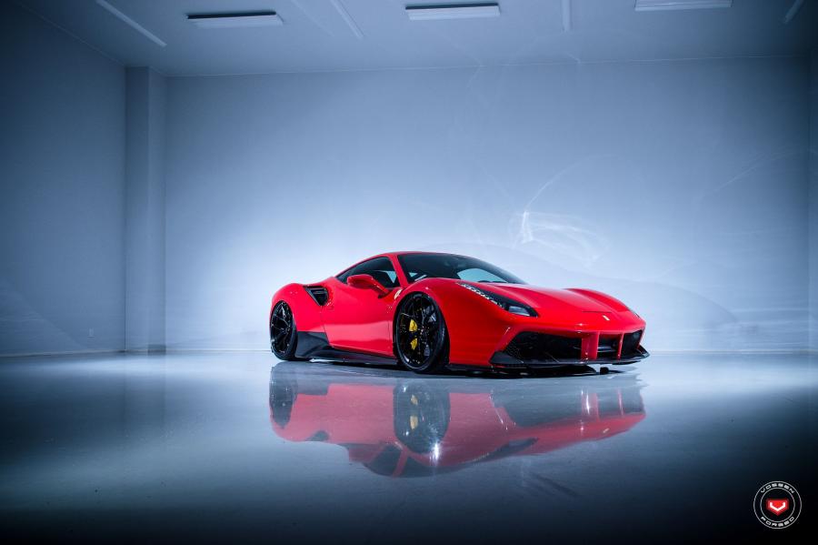 Ferrari 488 GTB by AIMGAIN on Vossen Wheels (S21-01) 2019 года выпуска ...