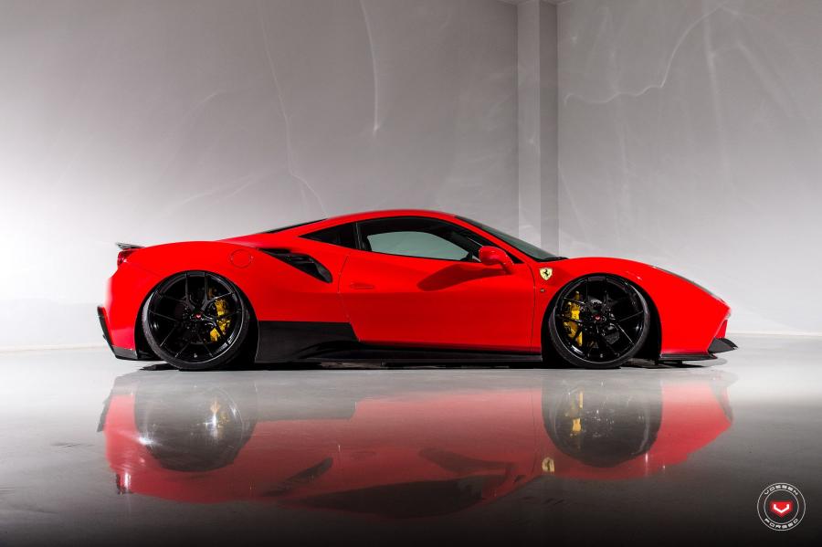 Ferrari 488 GTB by AIMGAIN on Vossen Wheels (S21-01) 2019 года выпуска ...