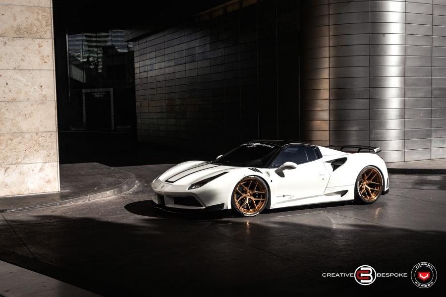 Ferrari 488 GTB by Creative Bespoke on Vossen Wheels (S21-01 (3-Piece ...