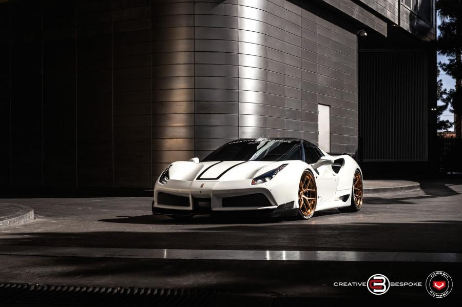 Ferrari 488 GTB by Creative Bespoke on Vossen Wheels (S21-01 (3-Piece ...
