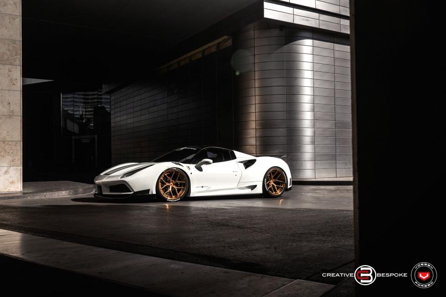 Ferrari 488 GTB by Creative Bespoke on Vossen Wheels (S21-01 (3-Piece ...