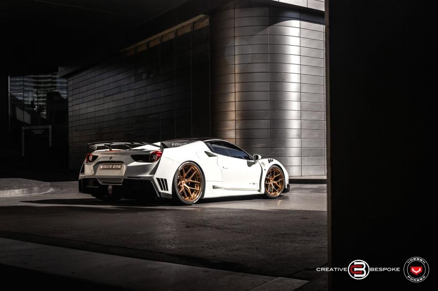 Ferrari 488 GTB by Creative Bespoke on Vossen Wheels (S21-01 (3-Piece ...