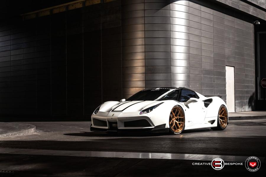 Ferrari 488 GTB by Creative Bespoke on Vossen Wheels (S21-01 (3-Piece ...