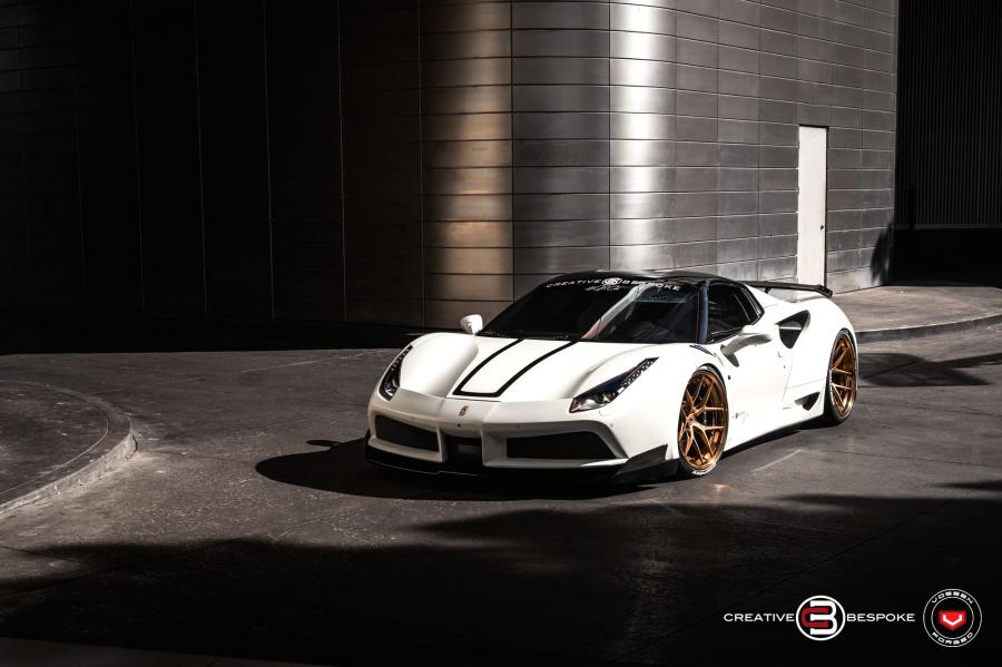 Ferrari 488 GTB by Creative Bespoke on Vossen Wheels (S21-01 (3-Piece ...