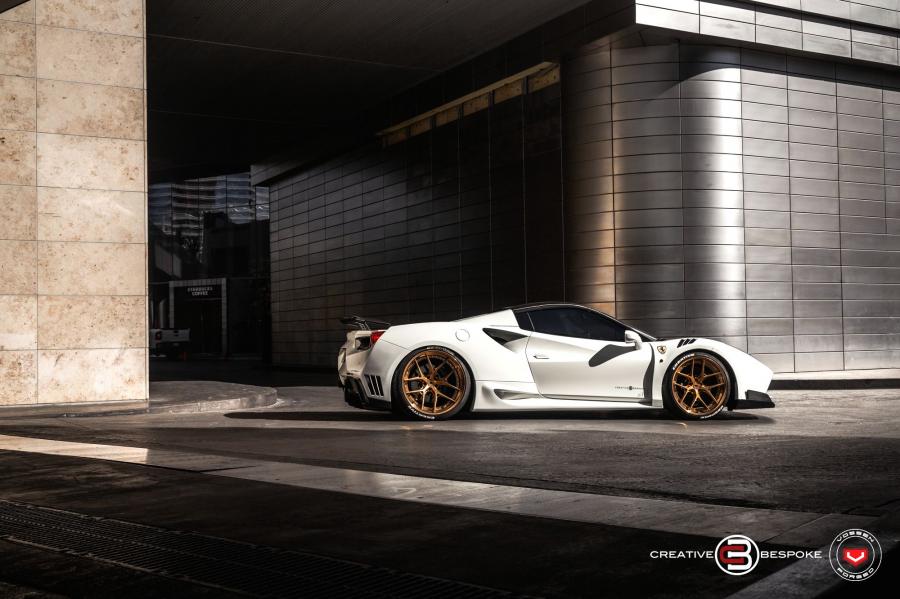 Ferrari 488 GTB by Creative Bespoke on Vossen Wheels (S21-01 (3-Piece ...
