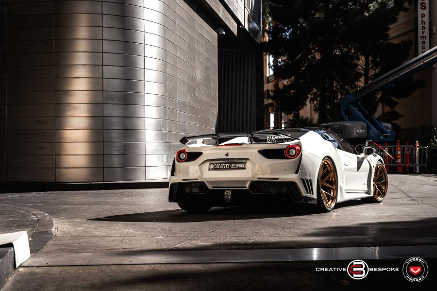 Ferrari 488 GTB by Creative Bespoke on Vossen Wheels (S21-01 (3-Piece ...