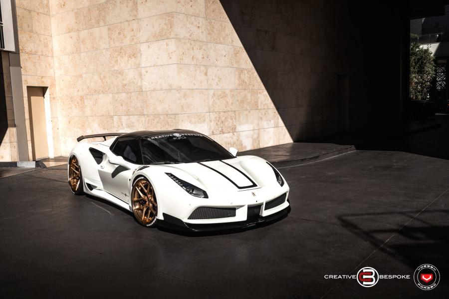 Ferrari 488 GTB by Creative Bespoke on Vossen Wheels (S21-01 (3-Piece ...