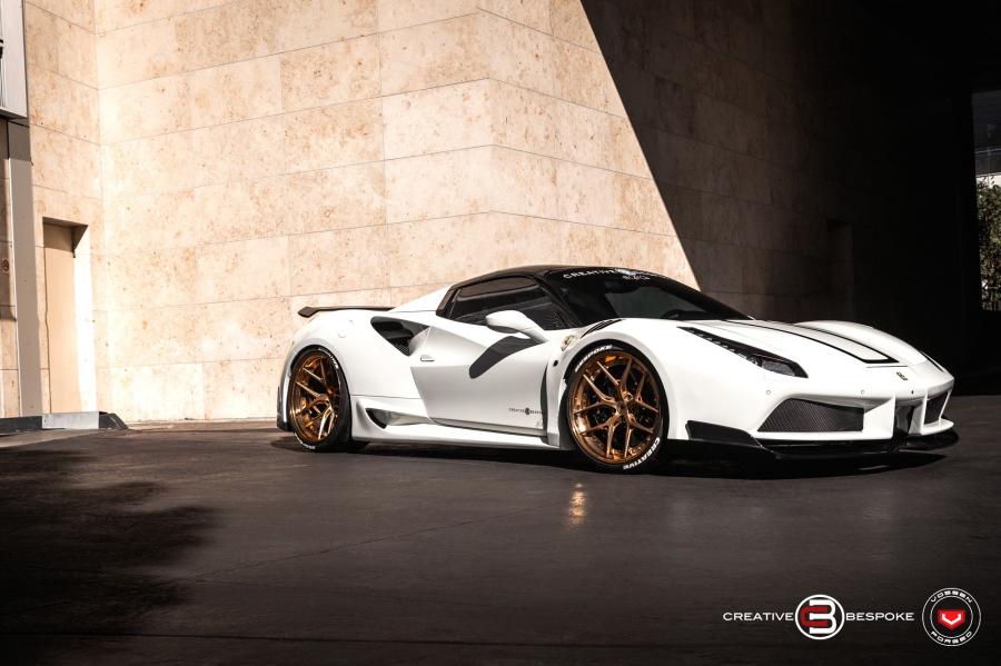 Ferrari 488 GTB by Creative Bespoke on Vossen Wheels (S21-01 (3-Piece ...