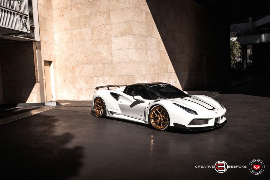 Ferrari 488 GTB by Creative Bespoke on Vossen Wheels (S21-01 (3-Piece ...