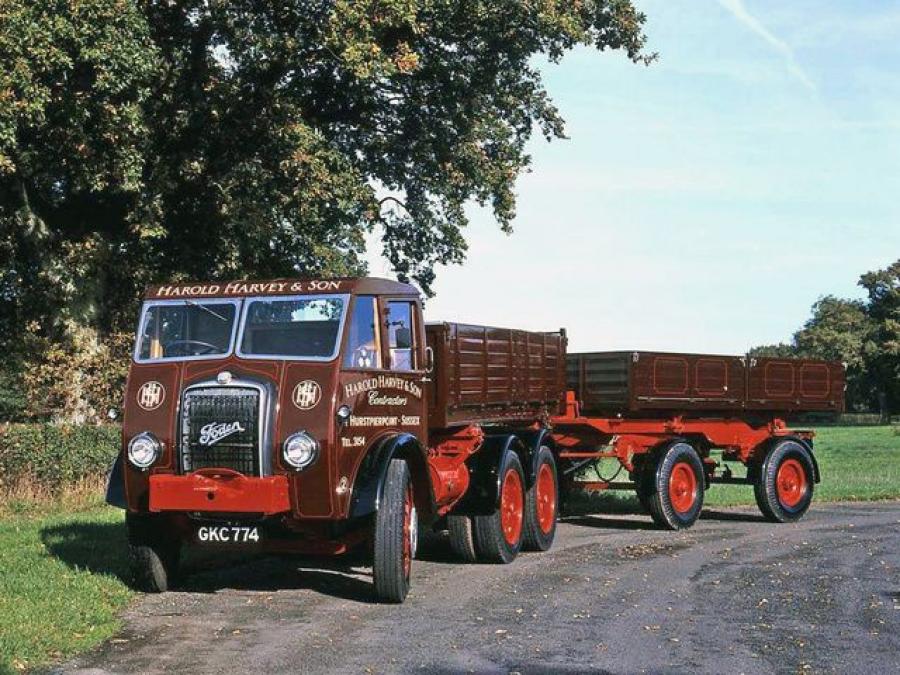 Foden DG6 1949 года выпуска. Фото 1. VERcity