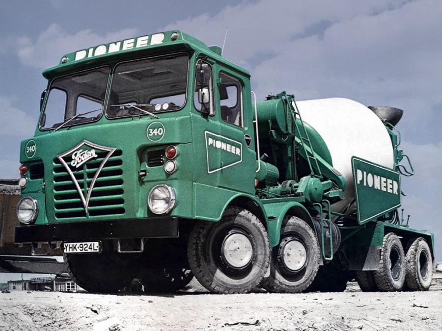 Foden S80 Mixer 1973 года выпуска. Фото 1. VERcity