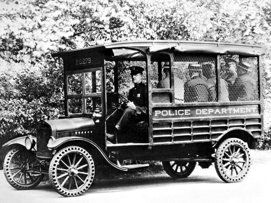 Ford Model T Police Truck 1919 года выпуска. Фото 1. VERcity