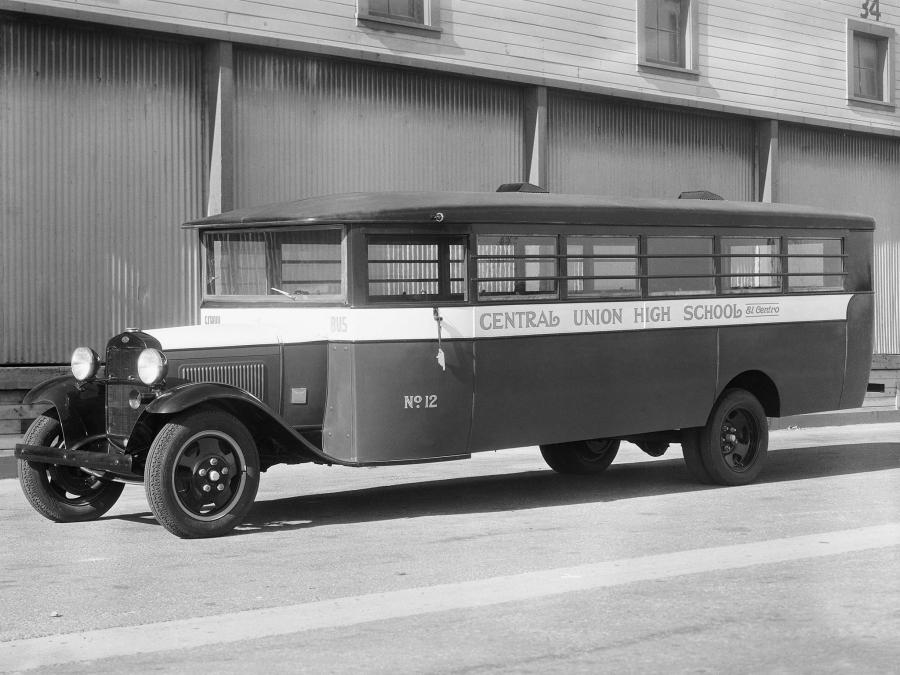 Ford Model AA School Bus by Crown Motor Carriage Co 1931 года выпуска ...