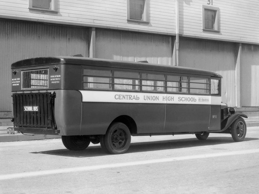 Ford Model AA School Bus by Crown Motor Carriage Co 1931 года выпуска ...