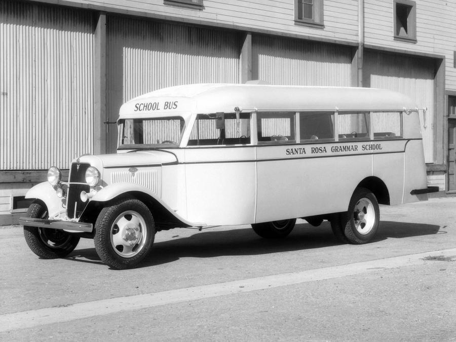 Ford Model BB School Bus by Crown Body & Coach Corp 1934 года выпуска ...
