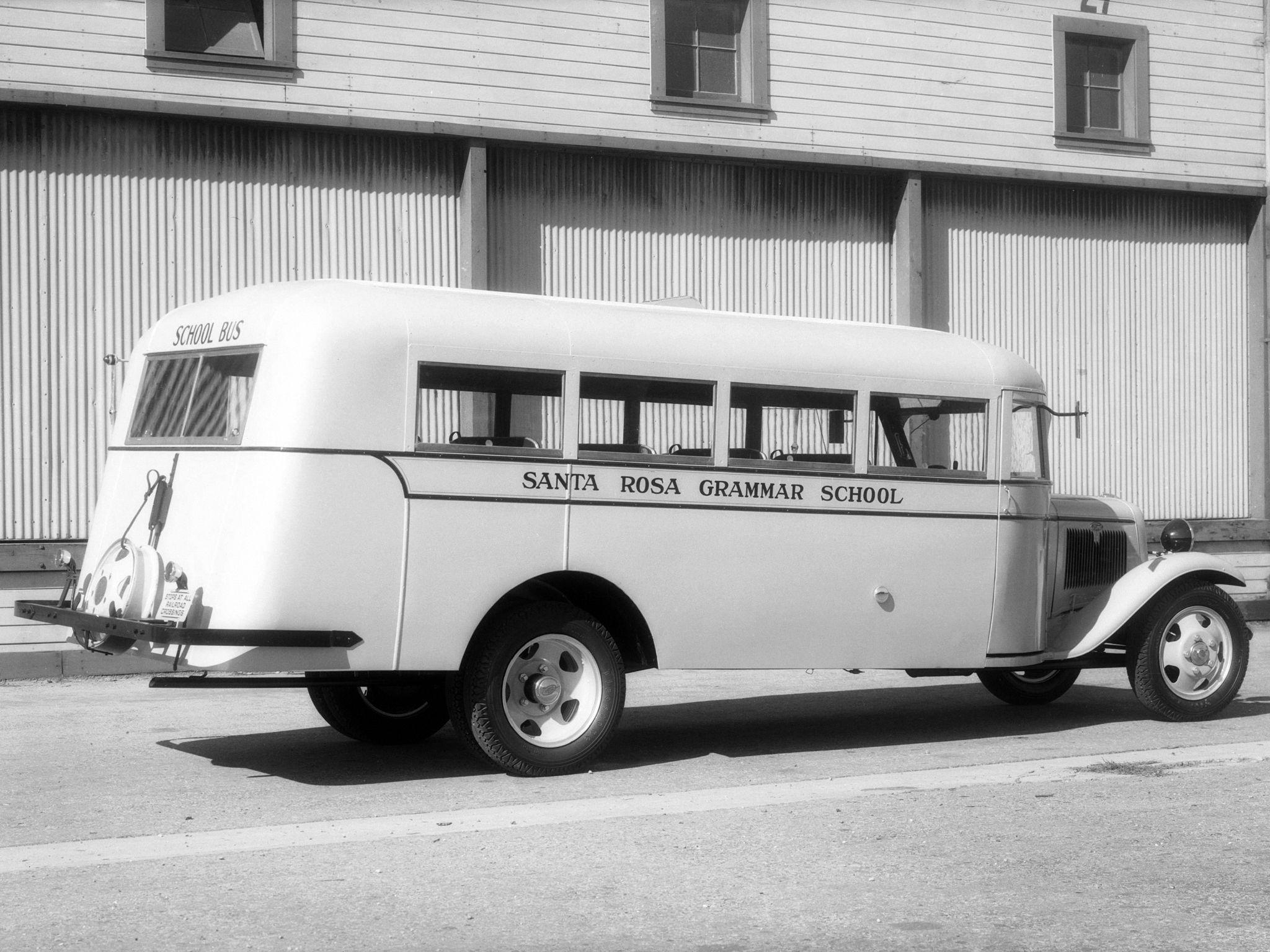 Ford Model BB School Bus by Crown Body & Coach Corp 1934 года выпуска ...