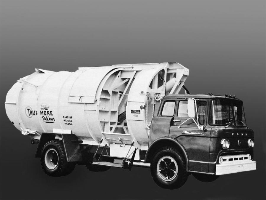 Ford C-750 Truxmore Pakker Garbage Truck 1960 года выпуска. Фото 1. VERcity