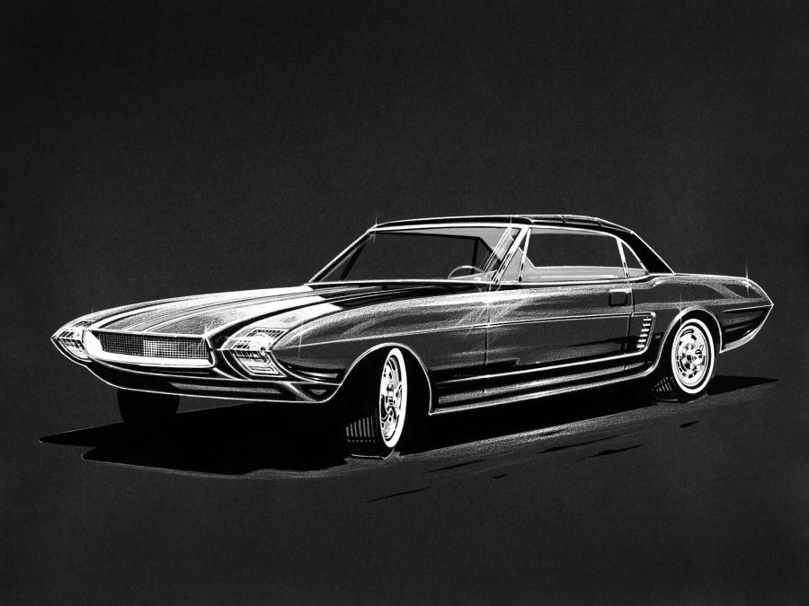 Ford Mustang Concept II Proposal 1963 года выпуска. Фото 13. VERcity