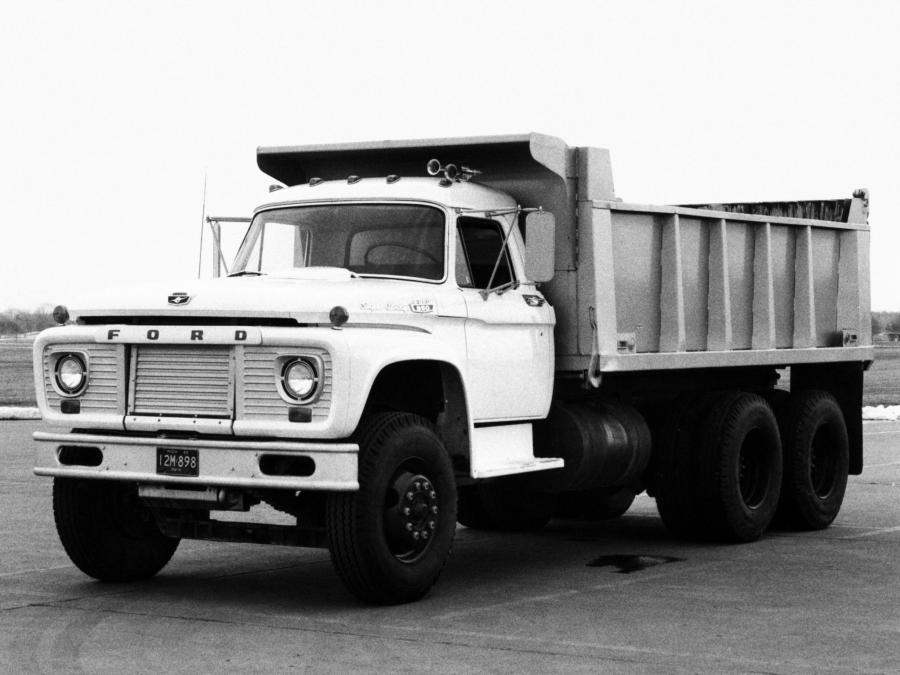 Ford FT-950 Super Duty Dump Truck 1965 года выпуска. Фото 1. VERcity