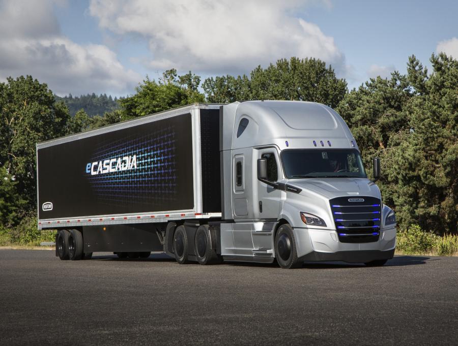 Freightliner eCascadia Prototype 2018 года выпуска. Фото 1. VERcity
