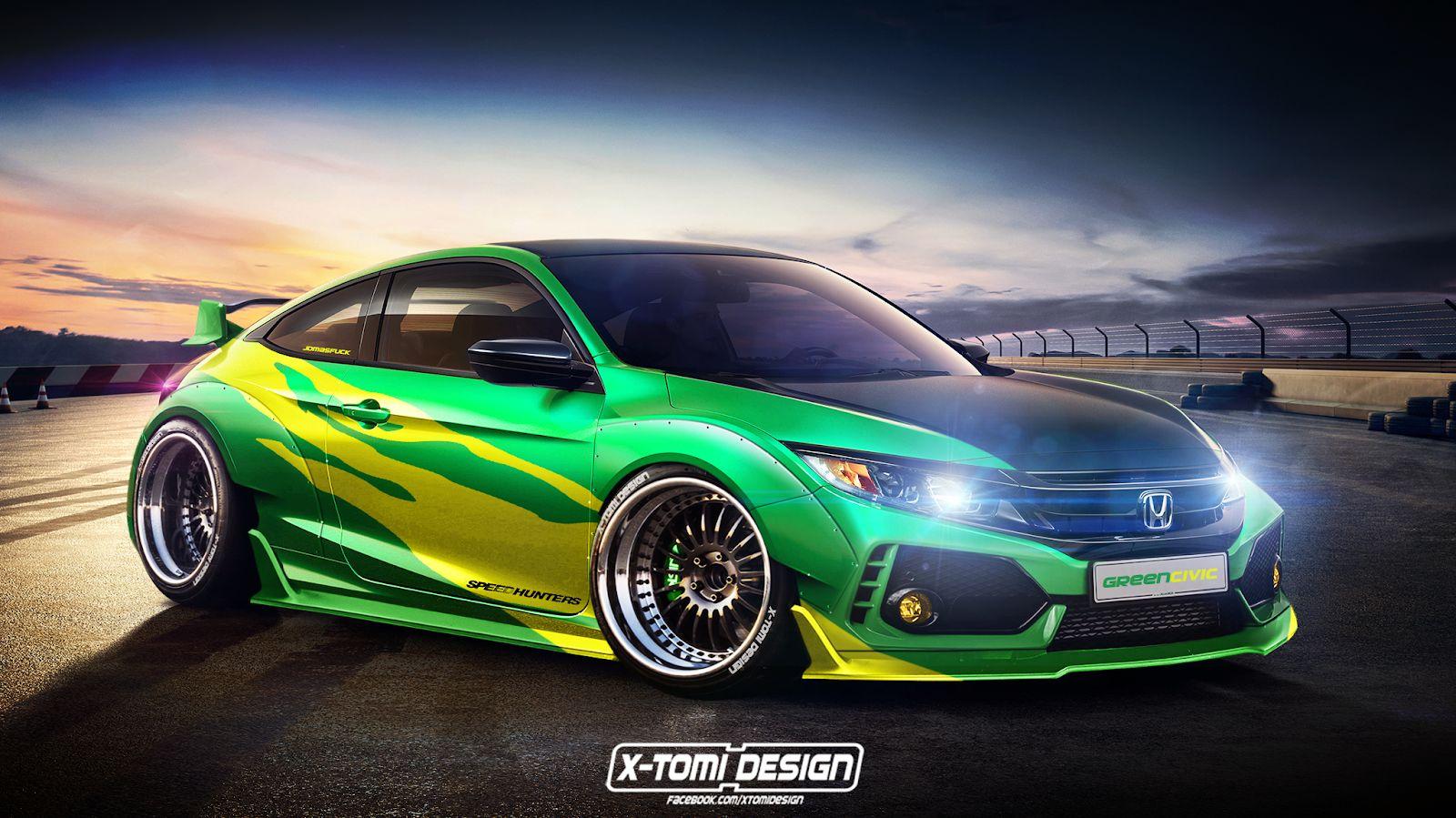 Honda Civic Coupe by X-Tomi Design 2018 года выпуска. Фото 1. VERcity