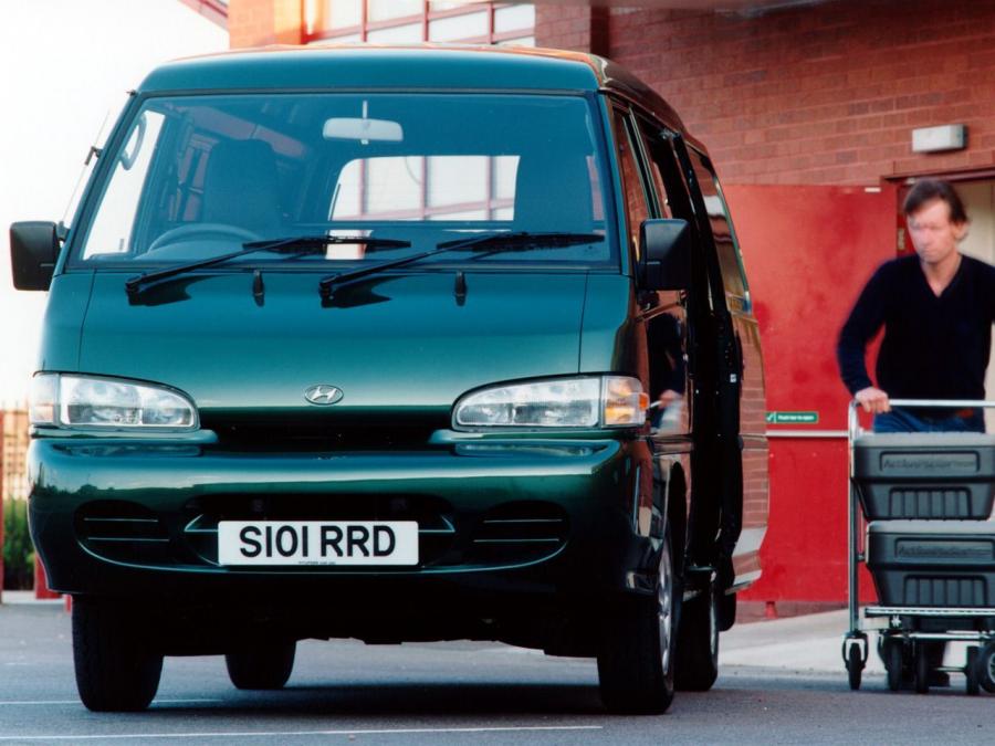 Hyundai H100 Panel Van 1996 года выпуска для рынка Великобритании и ...