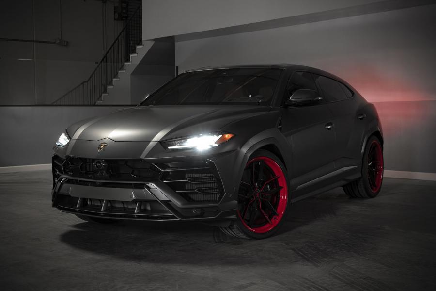 Lamborghini Urus Matte Black on Forgiato Wheels (TEC 3.9) 2018 года ...