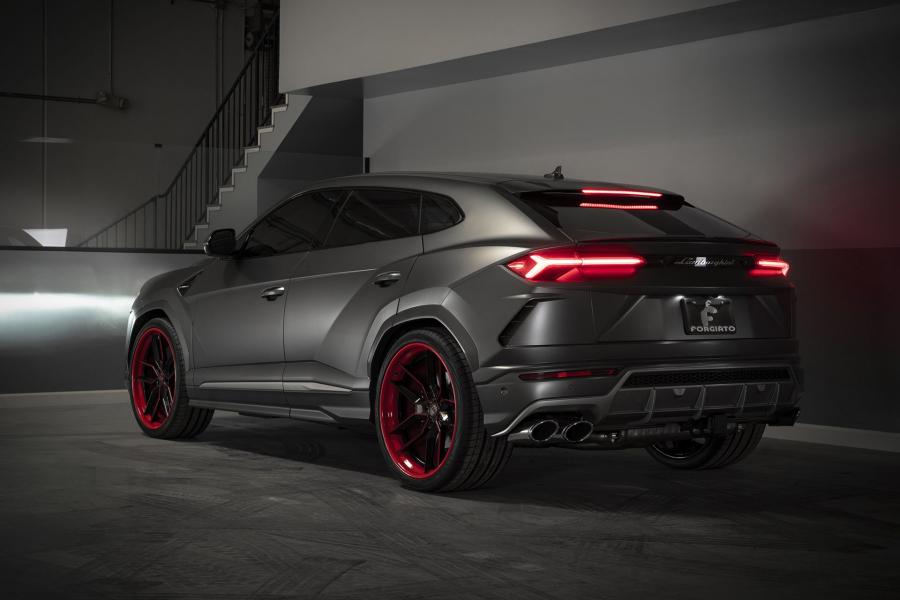 Lamborghini Urus Matte Black on Forgiato Wheels (TEC 3.9) 2018 года ...